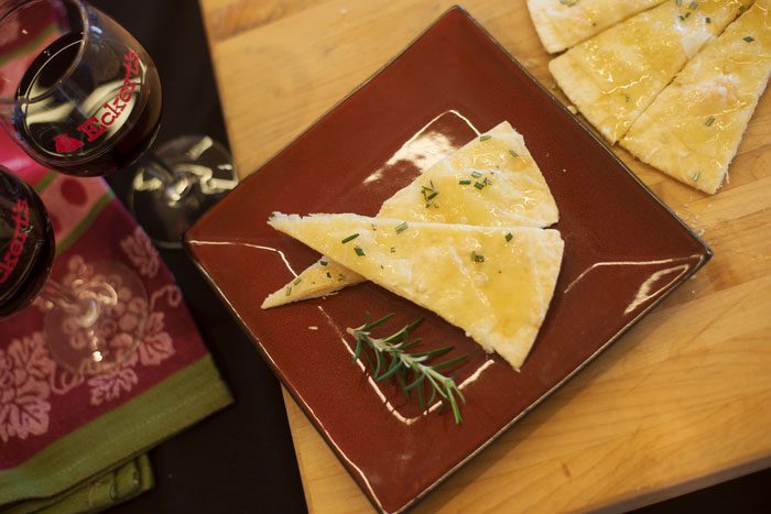 Melted Manchego Cheese, Rosemary and Honey Wedges - Eckert's