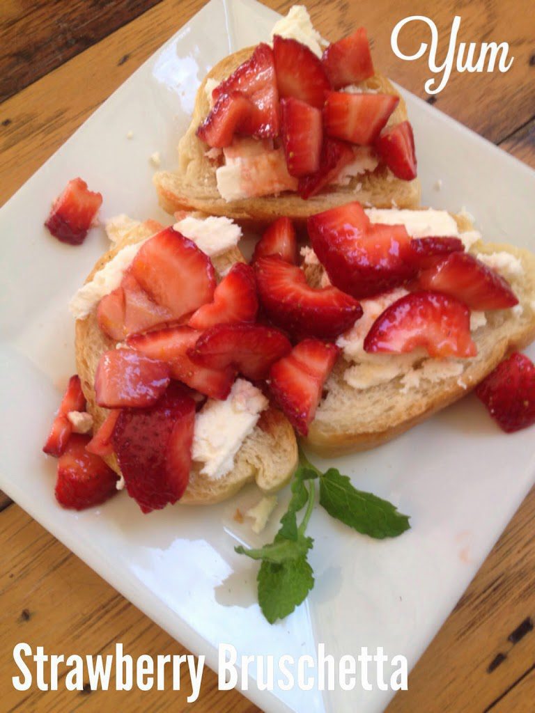 Sweet Strawberry Bruschetta - Eckert's